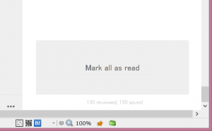 Feedlyのあとで読む(Saved For Later)の数を調べる方法 | iwb.jp