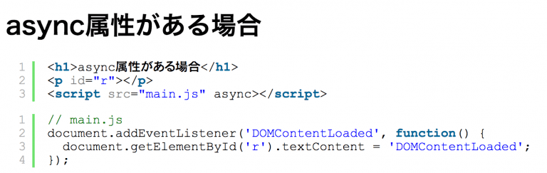 DOMContentLoadedが使用されているJSをasyncで読み込むのはダメな理由 | iwb.jp DOMContentLoadedが使用されているJSをasyncで読み込むのはダメな理由 | iwb.jp