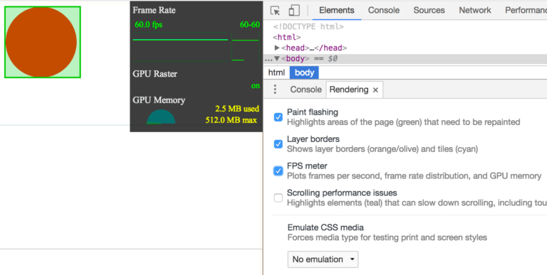 CSSアニメーションがGPUで処理されているか確認する方法 | iwb.jp