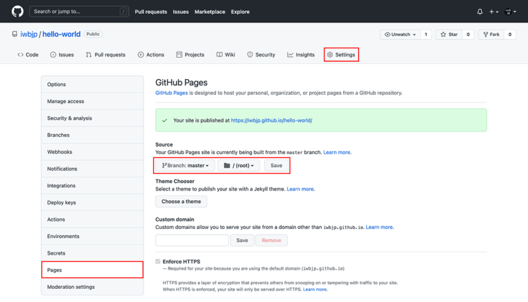 1分でできるGitHub Pagesの作成方法 | iwb.jp