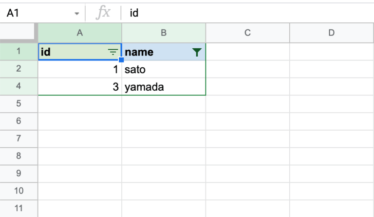 Google Apps Scriptでフィルター表示中のデータだけ取得する方法 | iwb.jp