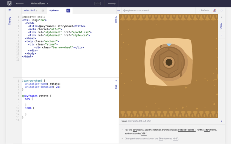 CSSアニメーションを学べるHello, animation!の解説と解答 | iwb.jp