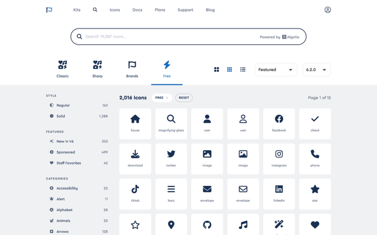 Font Awesome 6で無料アイコンフォントを使う方法 | iwb.jp