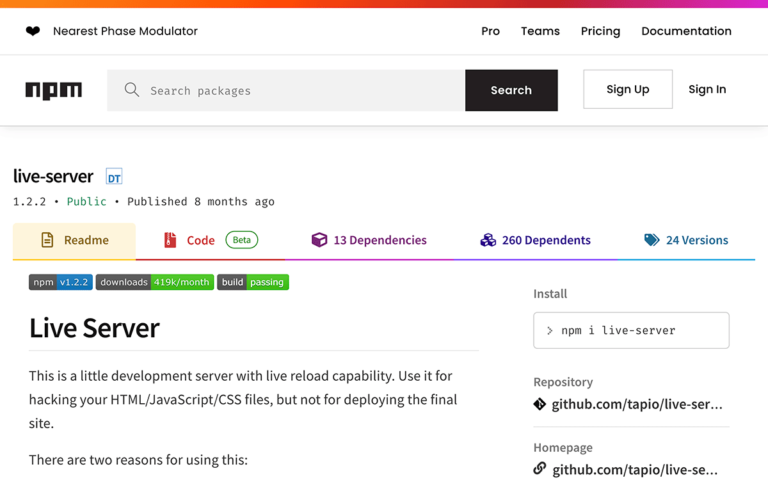 npmのlive-serverは特定の条件で自動更新されないので注意 | iwb.jp