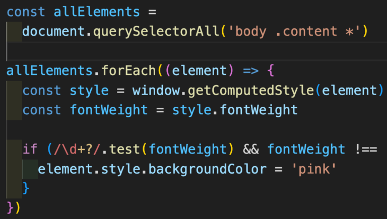 HTML内のCSSプロパティの値をJavaScriptで調べる方法 | iwb.jp