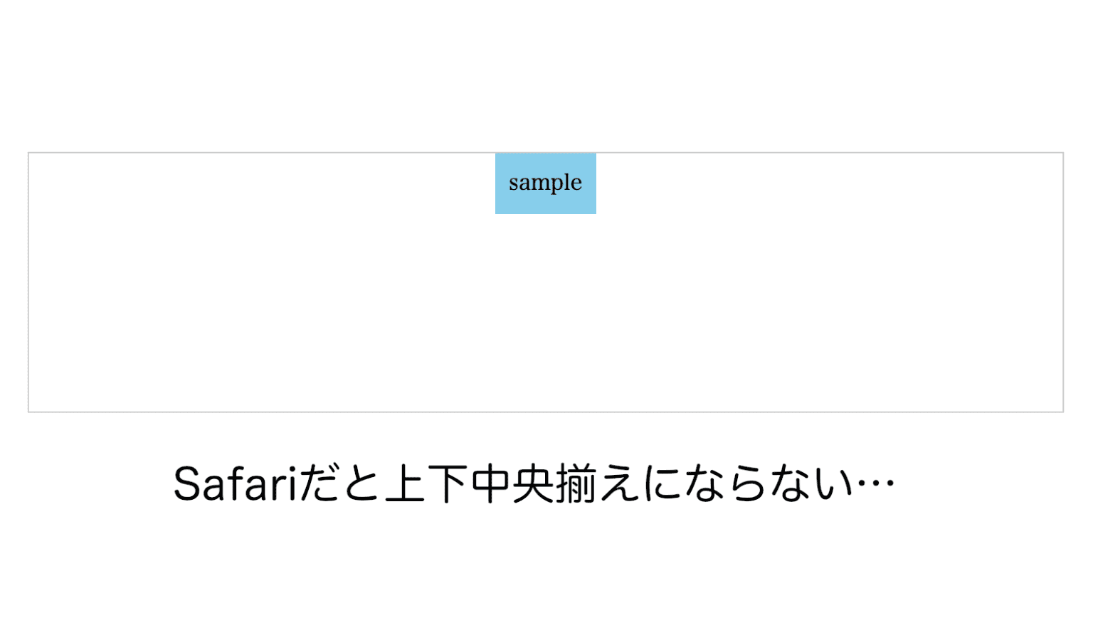 Safariはplace-items:centerで上下中央揃えできないバグがある | iwb.jp Safariはplace-items:centerで上下中央揃えできないバグがある | iwb.jp