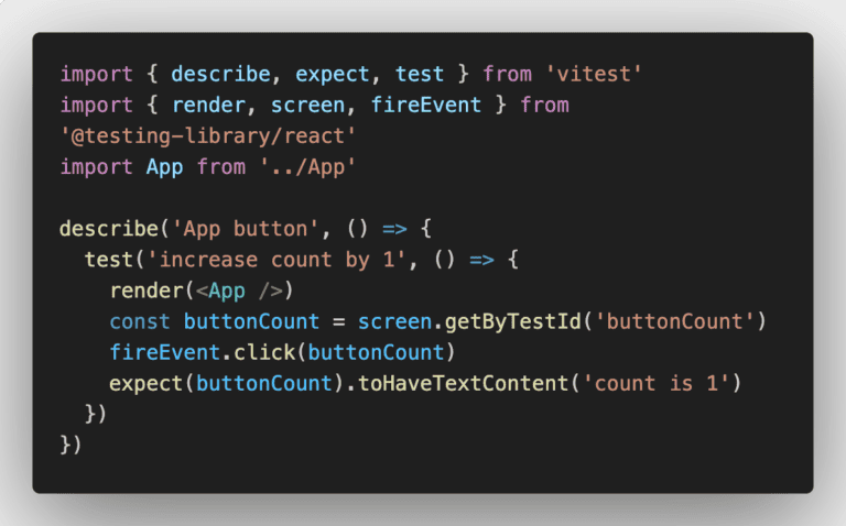 VitestでReact + TypeScriptのテストをする方法 | iwb.jp
