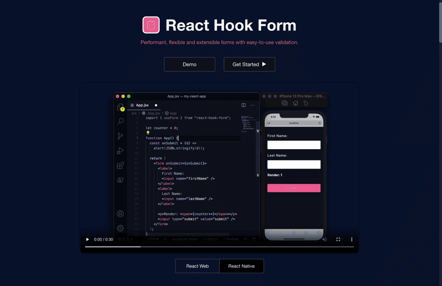 React Hook Formを使用したバリデート付きフォーム作成術 | iwb.jp