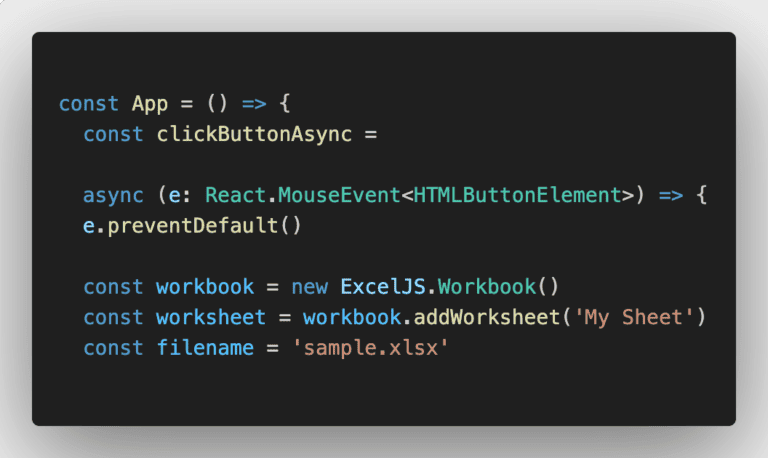 React + ExcelJSでExcel, CSV, TSVファイルを出力する方法 | iwb.jp