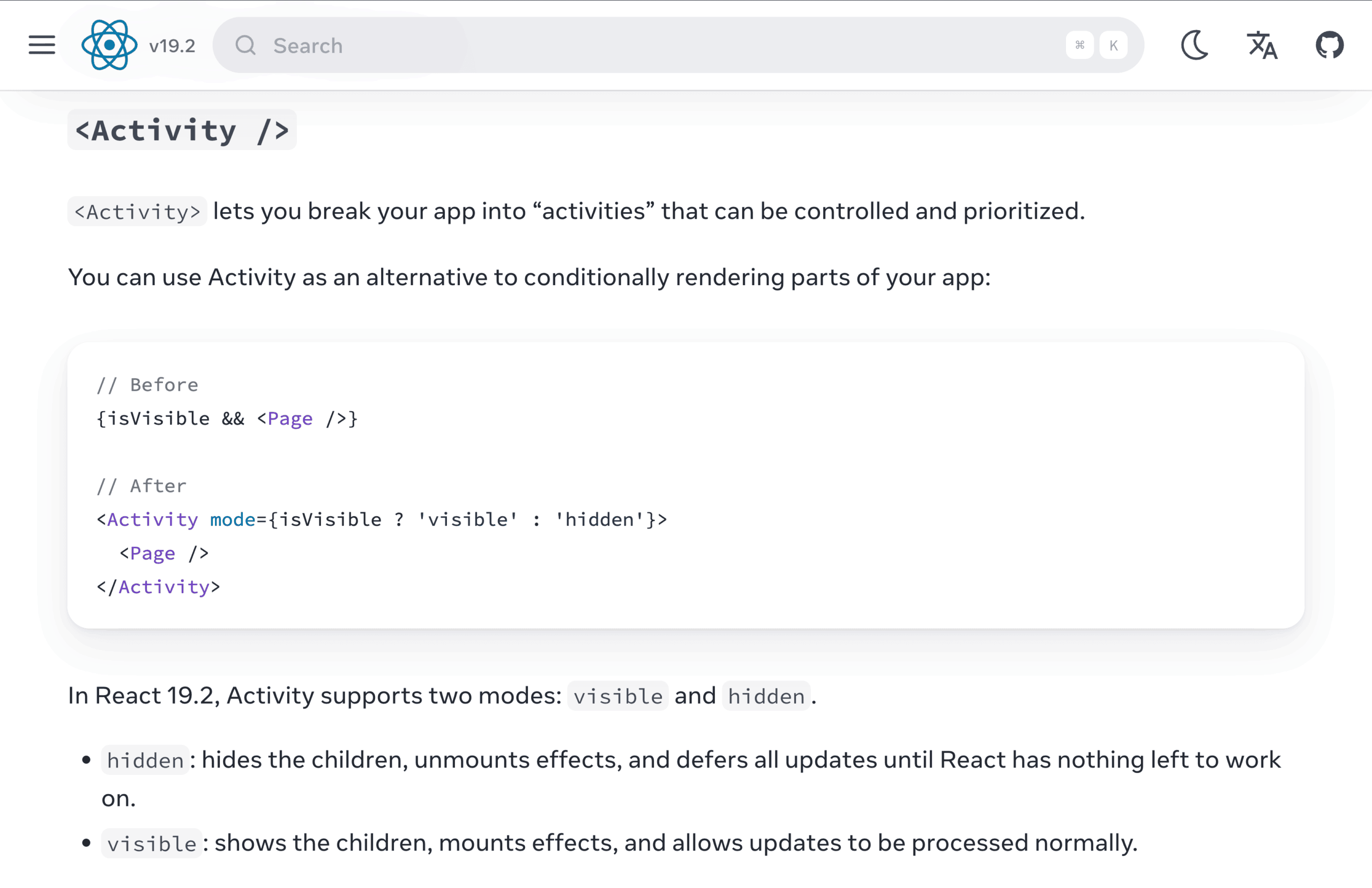 React 19.2のを19.1以下のバージョンで使用する方法 | iwb.jp